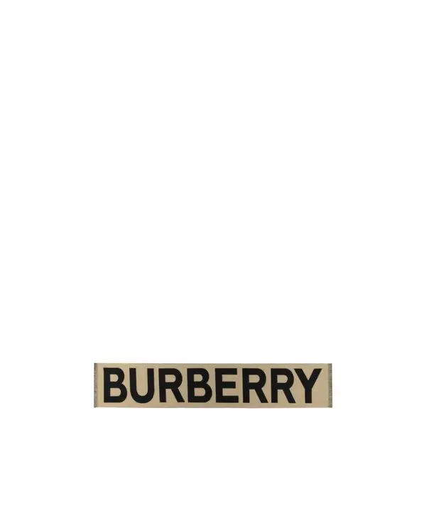 Burberry Color-blocking Logo Scarf