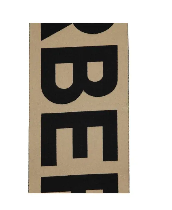 Burberry Color-blocking Logo Scarf