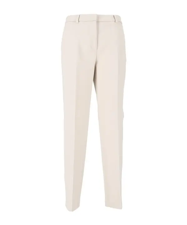 Peserico Pressed-crease Straight-leg Trousers