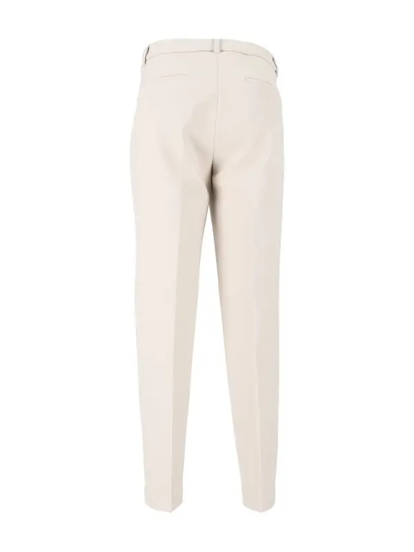 Peserico Pressed-crease Straight-leg Trousers