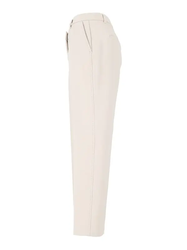Peserico Pressed-crease Straight-leg Trousers
