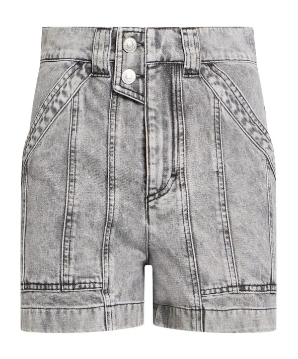Isabel Marant Étoile High Waisted Denim Shorts