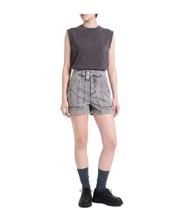 Isabel Marant Étoile High Waisted Denim Shorts