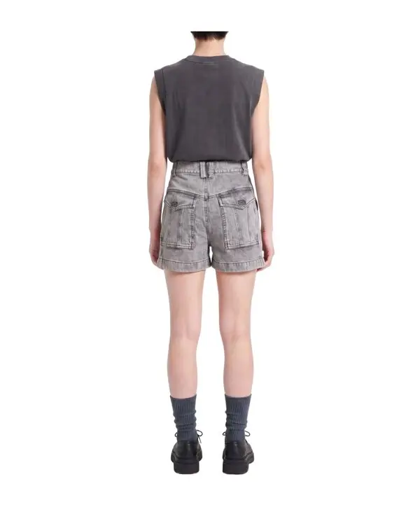 Isabel Marant Étoile High Waisted Denim Shorts