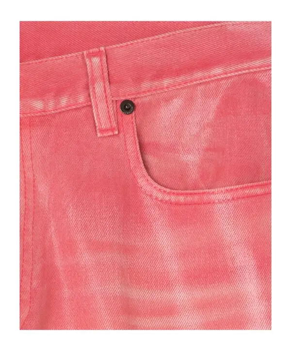 Burberry Slim Coated Jeans With Equestrian Motifs