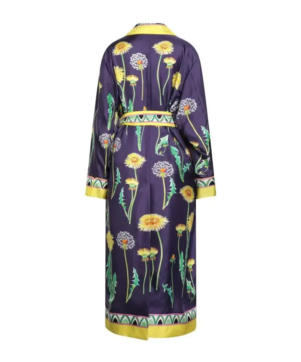 Dolce & Gabbana Printed Long-sleeve Kimono Cover-up