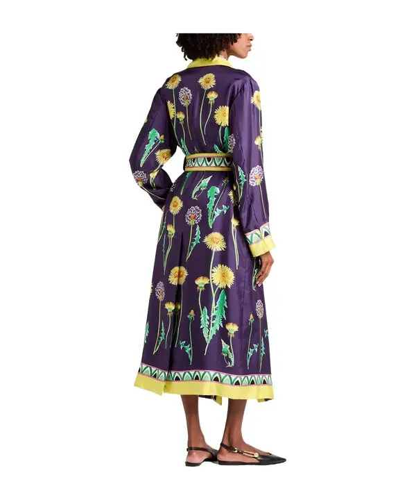 Dolce & Gabbana Printed Long-sleeve Kimono Cover-up