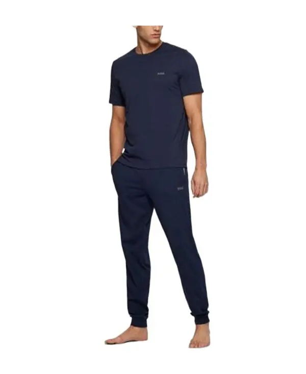 Hugo Boss Navy Blue Logo Short-sleeved T-shirt