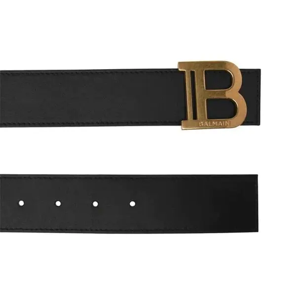 Balmain Logo Waist Belt - Black