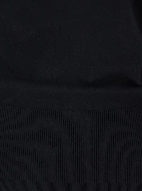 Simkhai Draped Off-shoulder Knit Top With Long Sleeves
