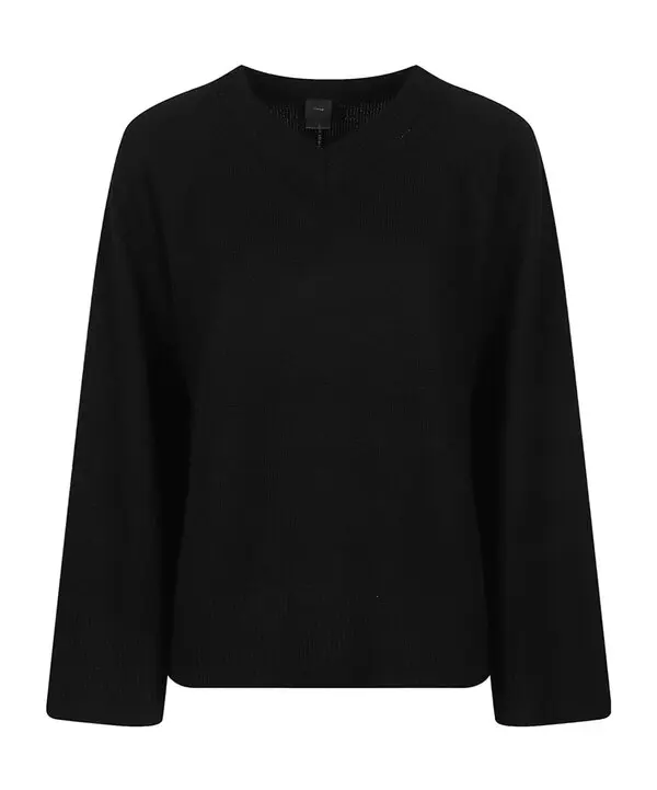 Pinko Long Sleeve V-neck Sweater
