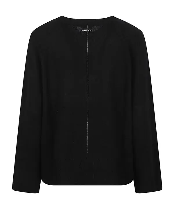 Pinko Long Sleeve V-neck Sweater
