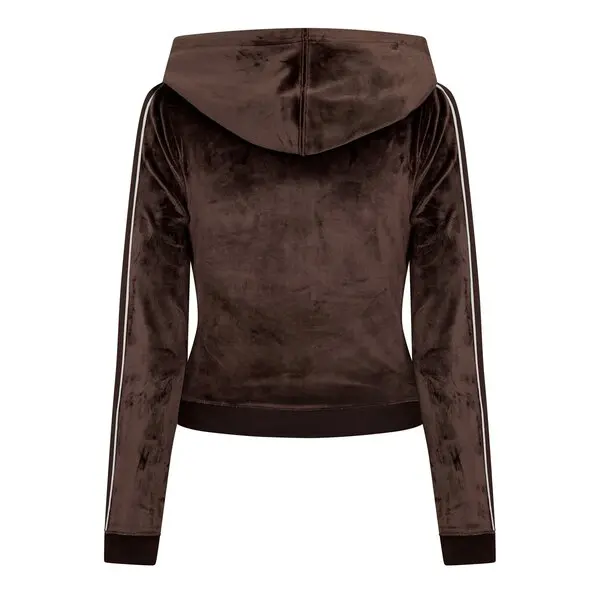 Nike Hooded Zip-up Velour Sweatshirt