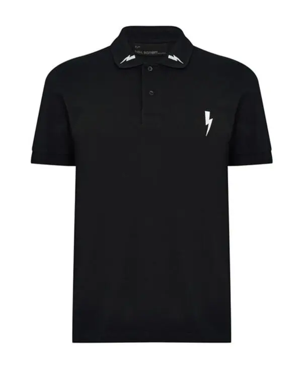 Neil Barrett Logo Short-sleeved Polo Shirt