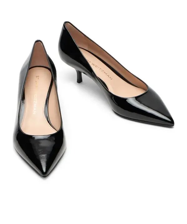 STUART WEITZMAN Power 50 Kitten Heel Pumps - Black