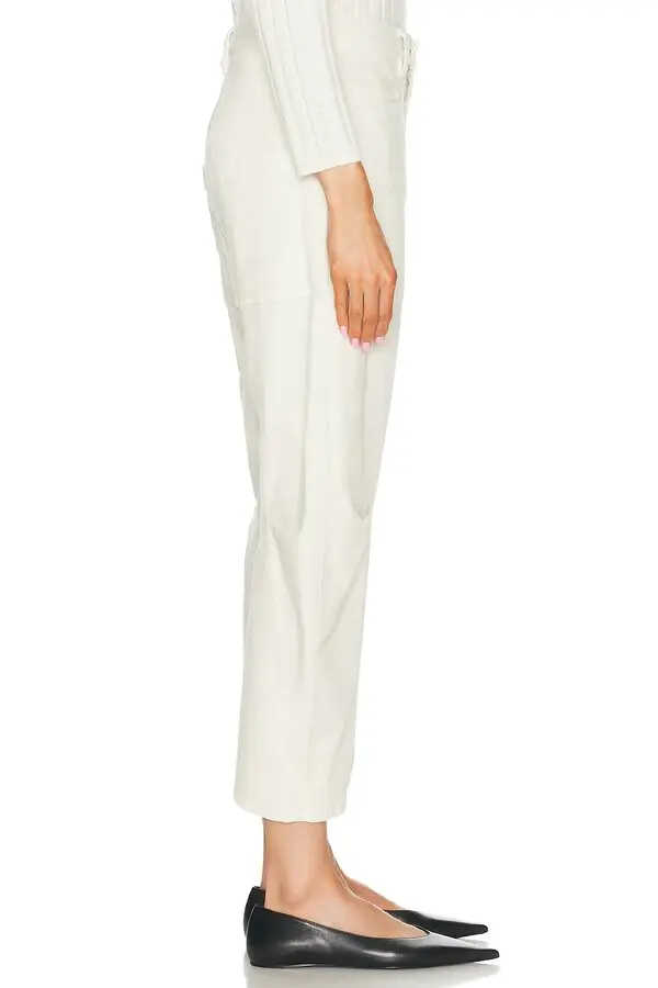 NILI LOTAN Tailored Trousers With Patch Pockets - White