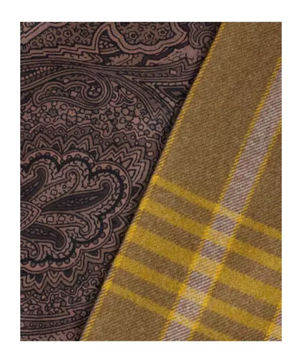 Etro Check Paisley-print Scarf