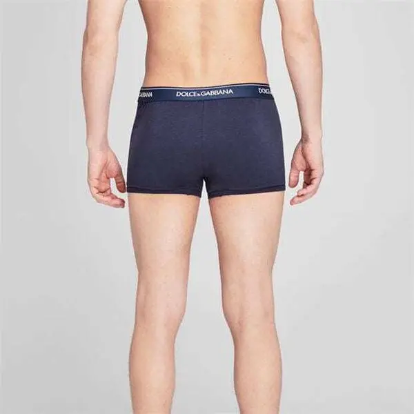 Dolce & Gabbana Plain Cotton Stretch Boxers, 2-pack