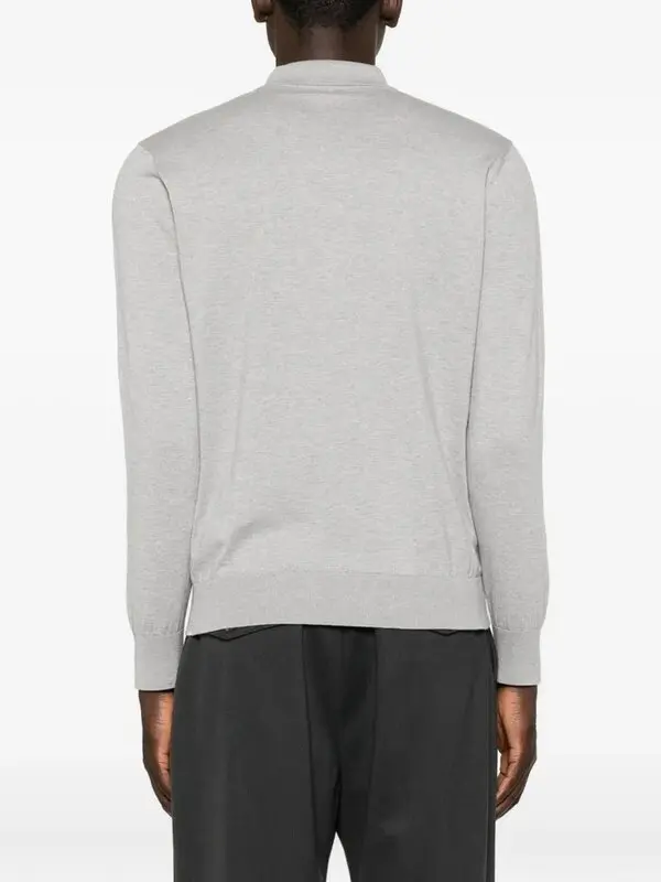 Eleventy Long-sleeve Polo Shirt