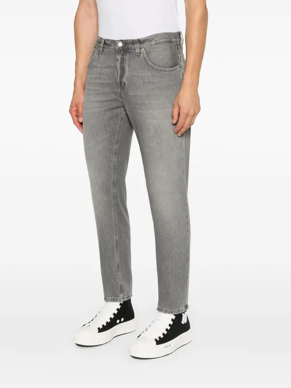 DONDUP Faded Tapered Jeans