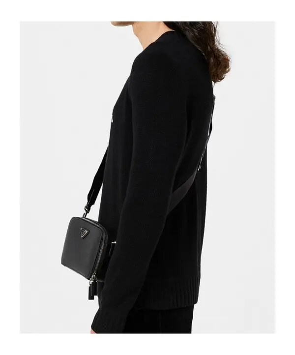 Prada Logo Virgin Wool & Cashmere Blend Sweater