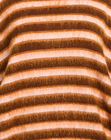 Marni Striped Woolen Knitted Short-sleeved Shirt