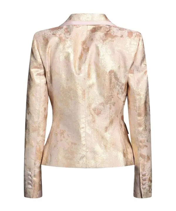 Dolce & Gabbana Two-tone Metallic Blazer