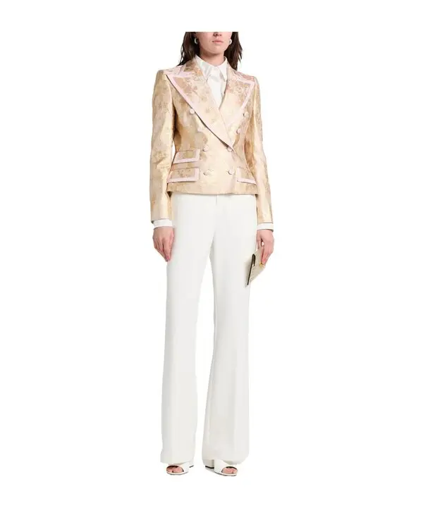 Dolce & Gabbana Two-tone Metallic Blazer