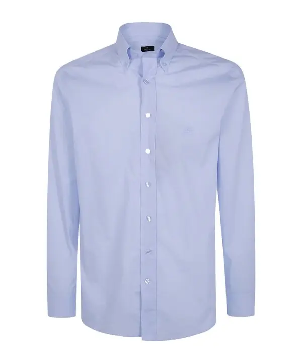 Etro Roma Logo Button-down Shirt