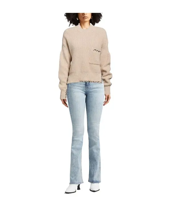 Marni Solid Color Wool Knit Sweater