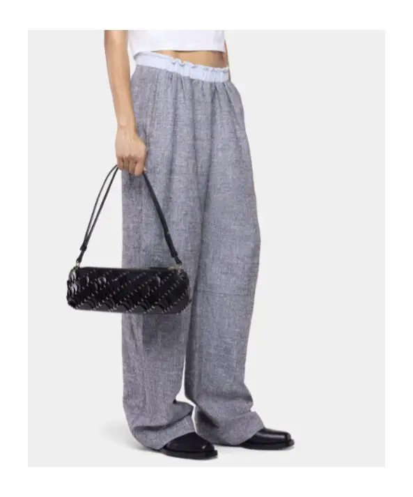 Rabanne Elasticated-waistband Straight-leg Trousers