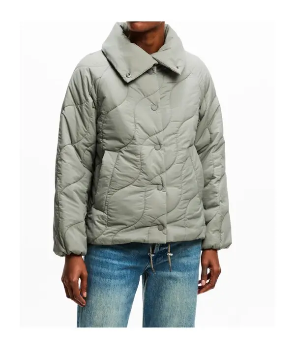 Varley Fabia Quilted Jacket With Elasticated Hem