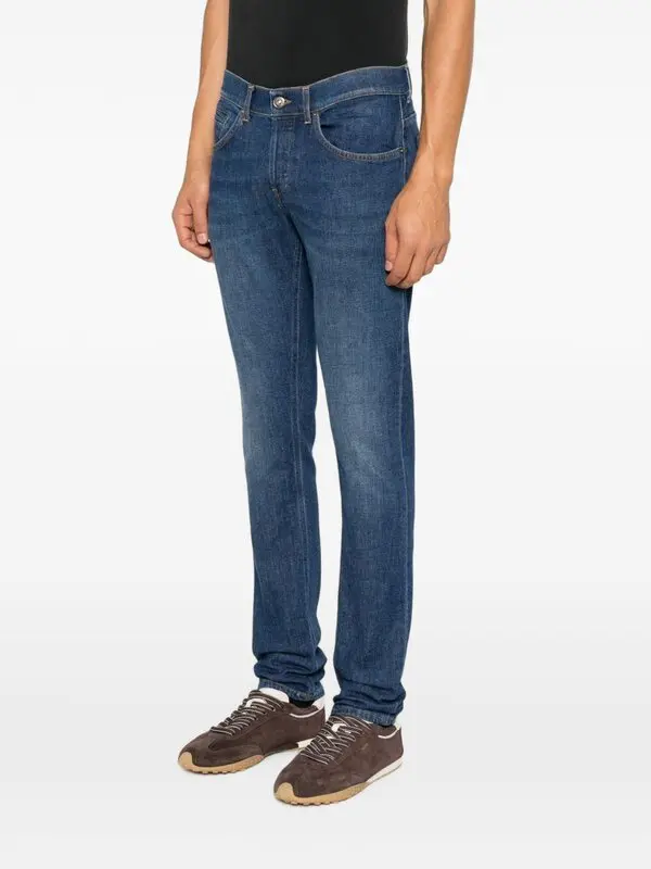 DONDUP Faded Detail Denim Trousers