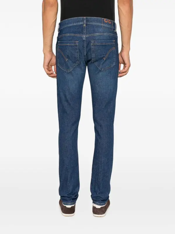 DONDUP Faded Detail Denim Trousers