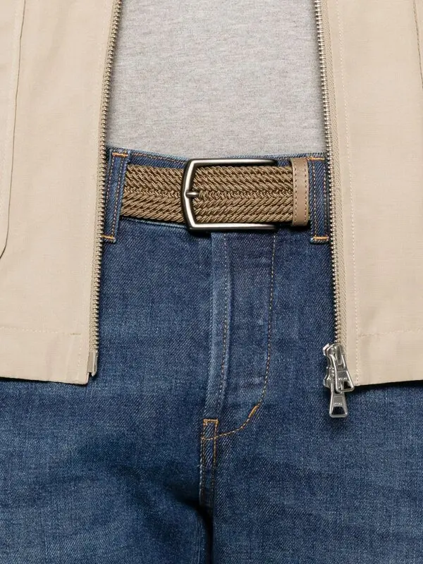 DONDUP Faded Detail Denim Trousers