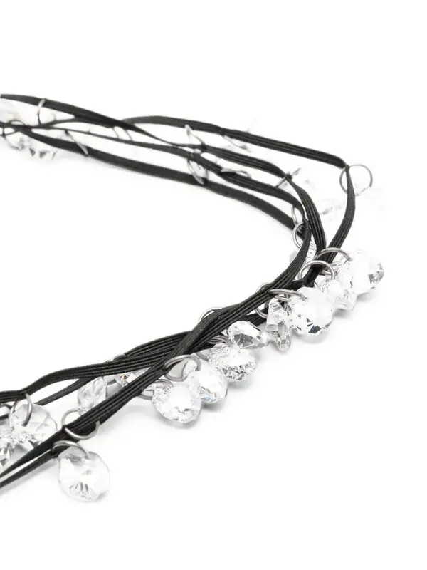 MARIA CALDERARA Clear Crystal Long Necklaces
