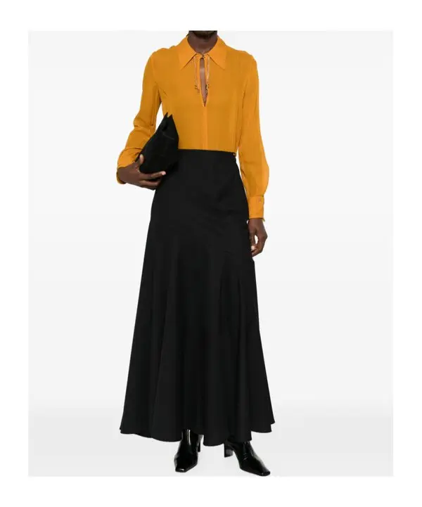 Elisabetta Franchi Charm-embellished Cut-out Blouse