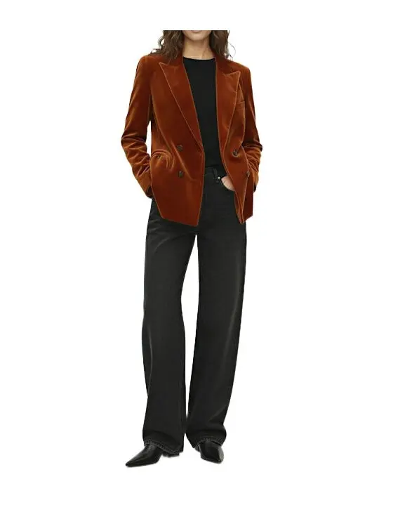 BLAZÉ MILANO Everynight Cotton Velvet Blazer
