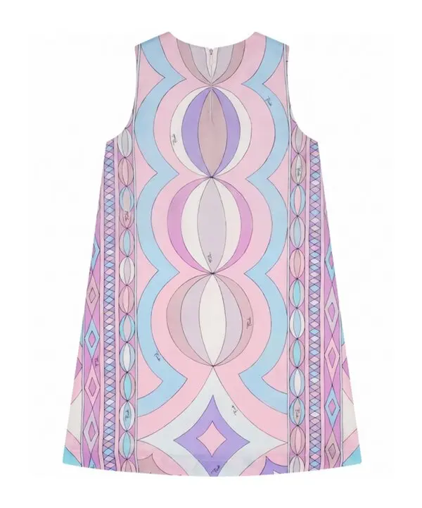 Emilio Pucci Sleeveless Geometric Print Dress