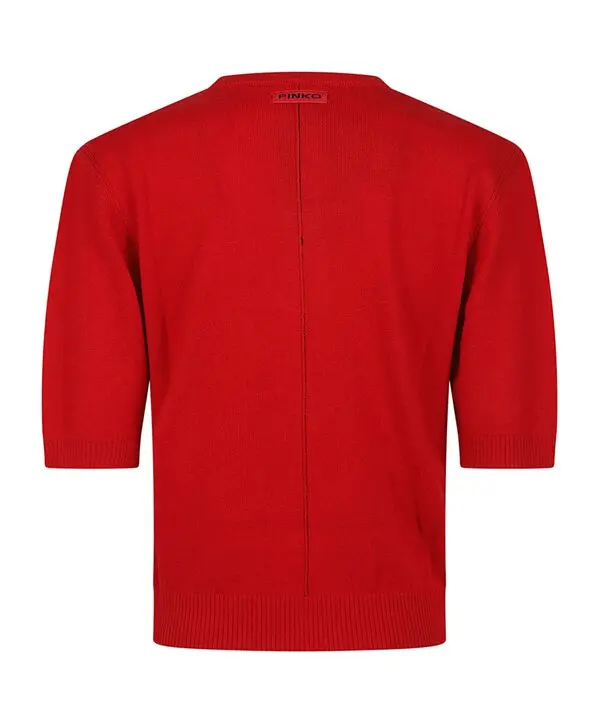 Pinko Varsavia V-neck Sweater - Red