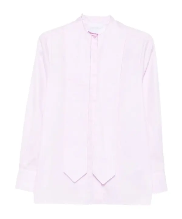 DONDUP Tie-neck Shirt - No