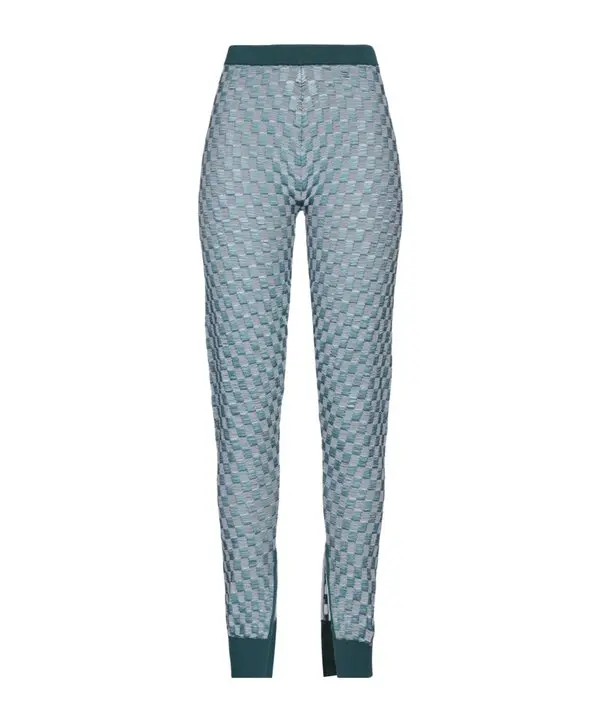 MAISON MARGIELA Geometric Pattern Knitted Trousers