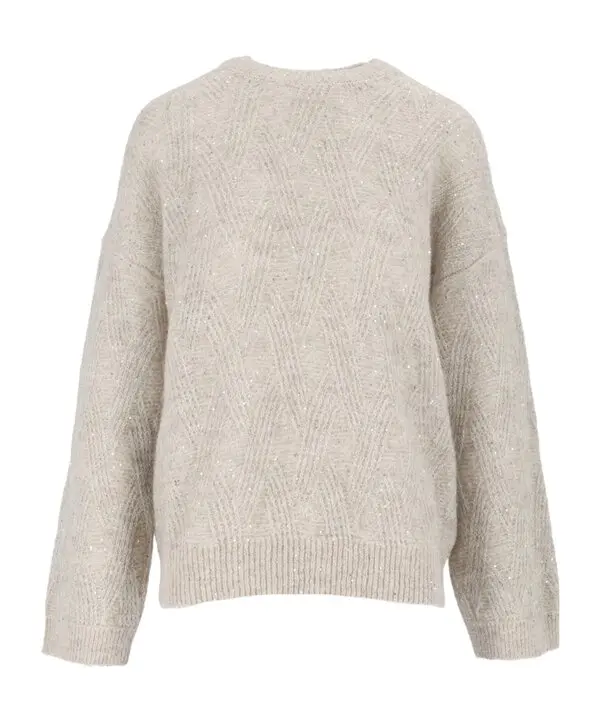 Peserico Diamond-knit Crewneck Jumper