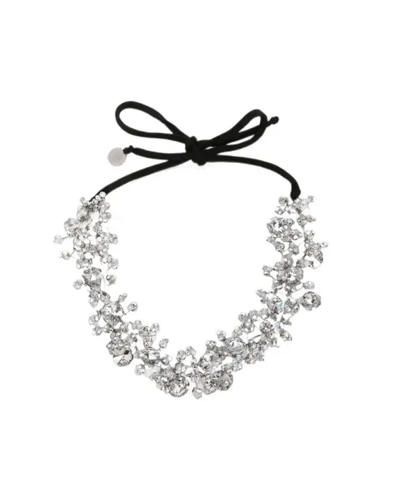 MARIA CALDERARA Diamond Crystal Long Necklace