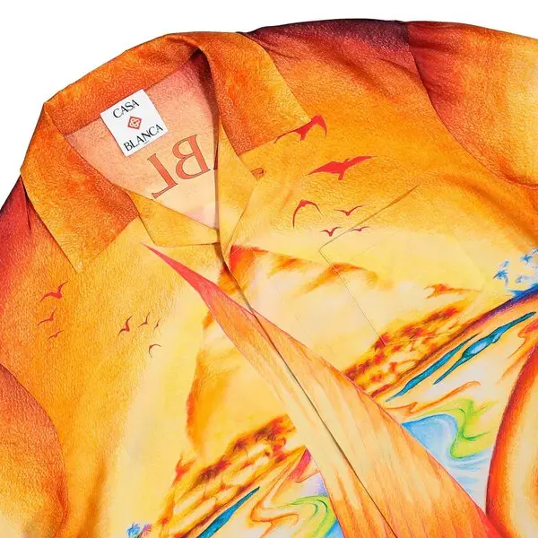 Casablanca Graphic Printed Long-sleeved Shirt