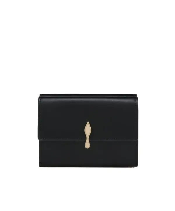 CHRISTIAN LOUBOUTIN Compact Wallet - Black