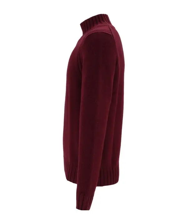 BALLANTYNE Turtleneck Knit Top - Brown