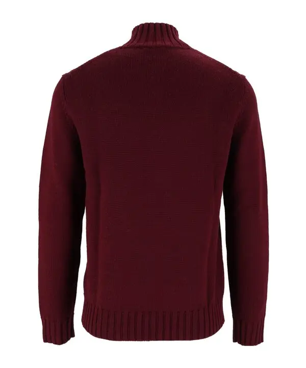 BALLANTYNE Turtleneck Knit Top - Brown