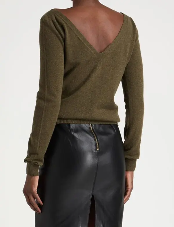 Saint Laurent Lightweight Cashmere Knit Sweater - No