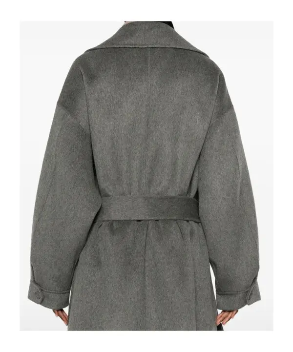 THE FRANKIE SHOP Double-breasted Belted Coat